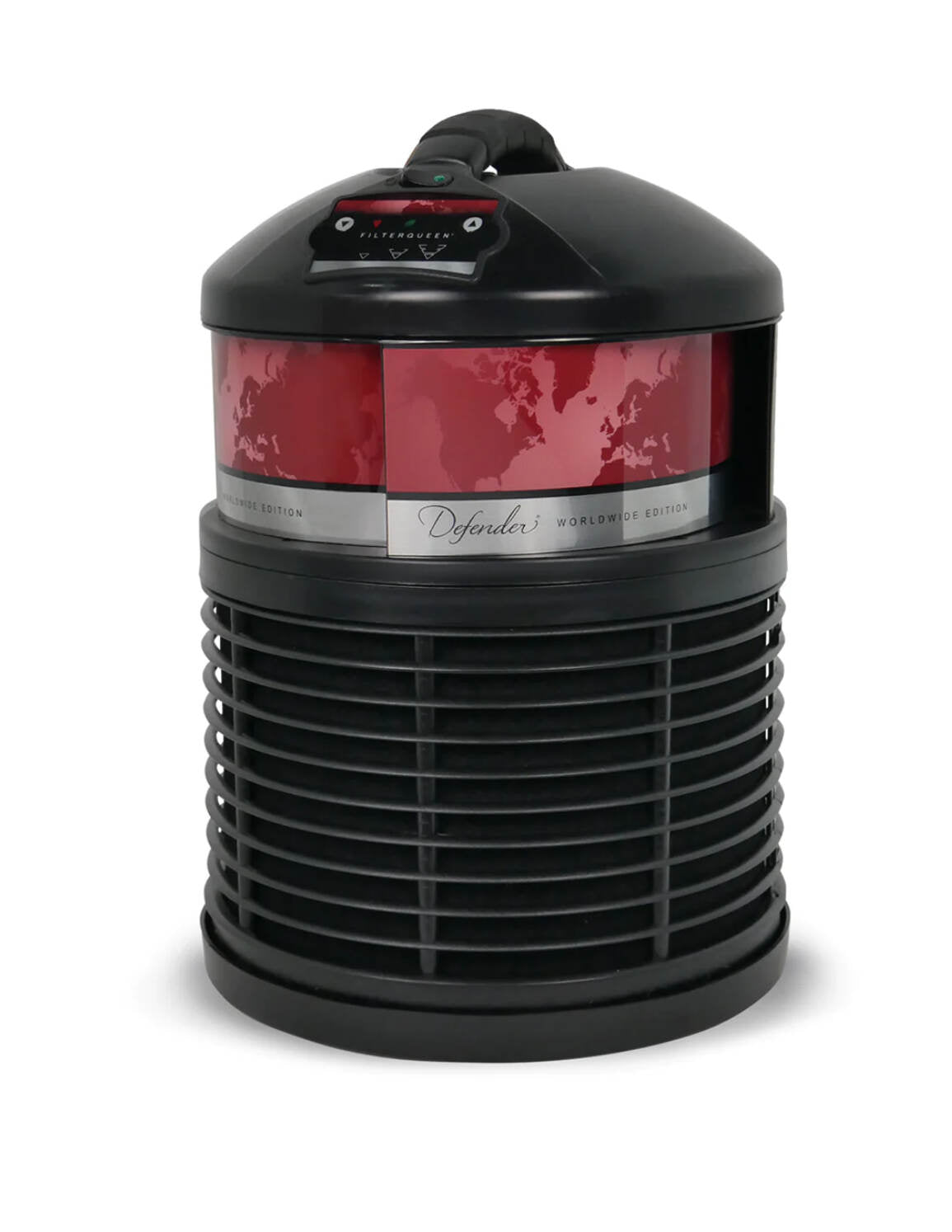 FilterQueen Defender Air Purifier for Home Red Map